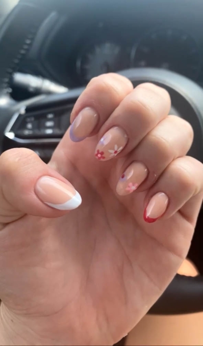 Multi Color French Tips Nails – Vibrant Guide