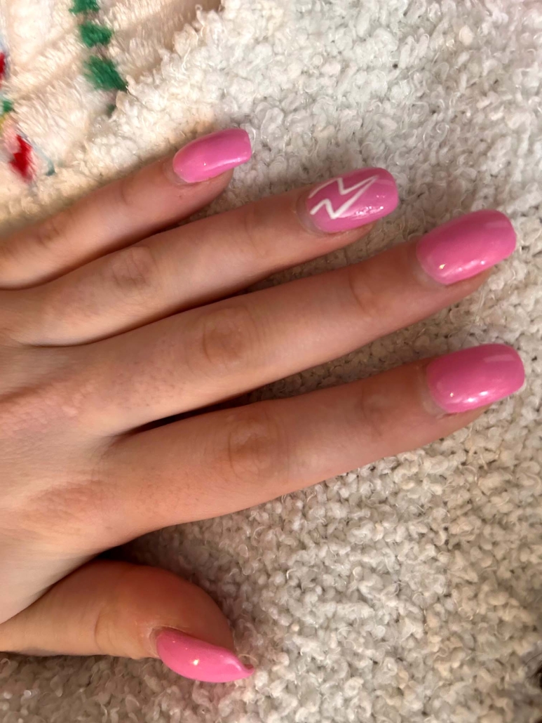 Hot Pink Lightning Bolt Nails Design – Vibrant Guide